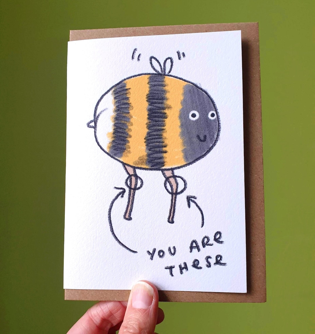 Bee's Knees Card - Funny Bee Friendship Best Friends Birthday ...