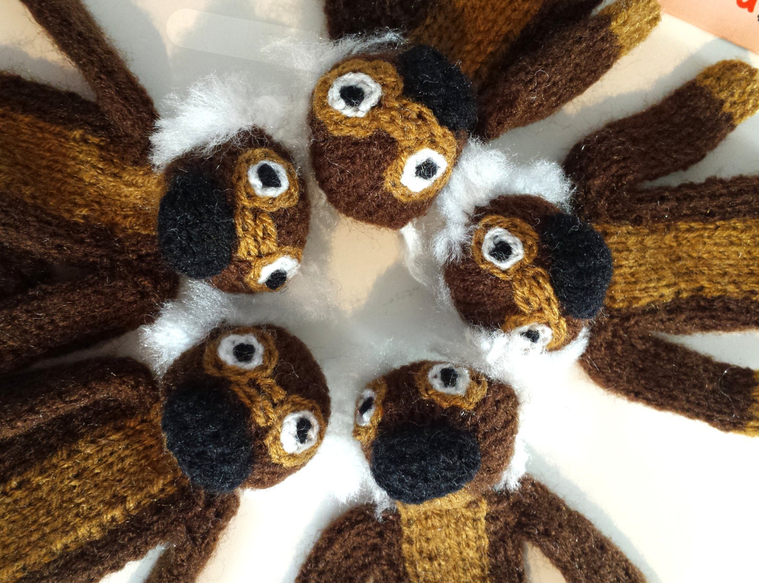 Squirrel Monkey Finger Puppet - Etsy