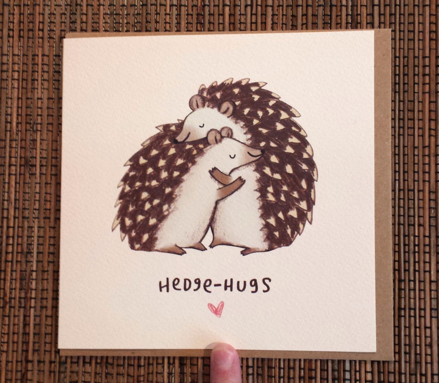 Hedge-hugs Card - Etsy