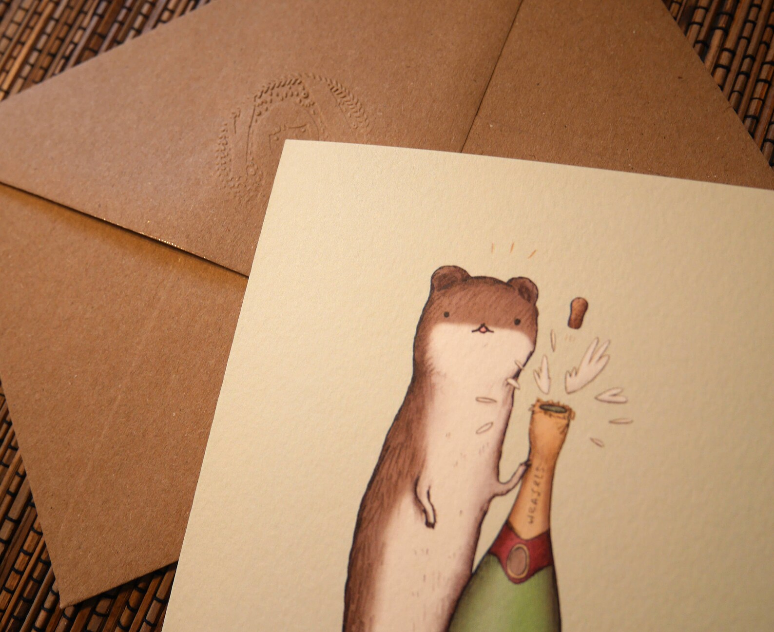 Pop Goes the Weasel Congratulations Card - Etsy