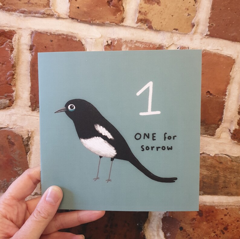 One for Sorrow Magpie Nursery Rhyme Mini Art Zine: Hand Signed Children's Picture Book - Etsy