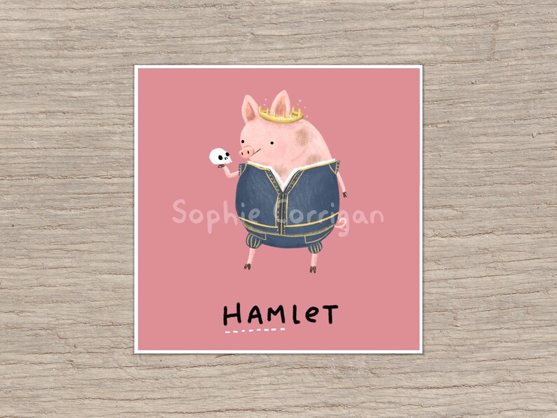 Shakespeare's Hamlet Signed Art Print - Etsy
