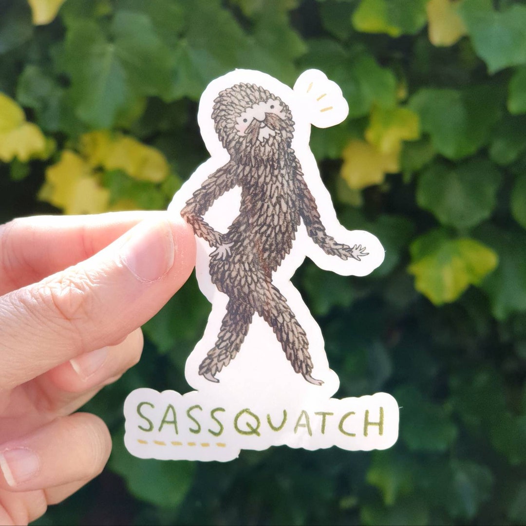 Sassquatch Sticker - Etsy
