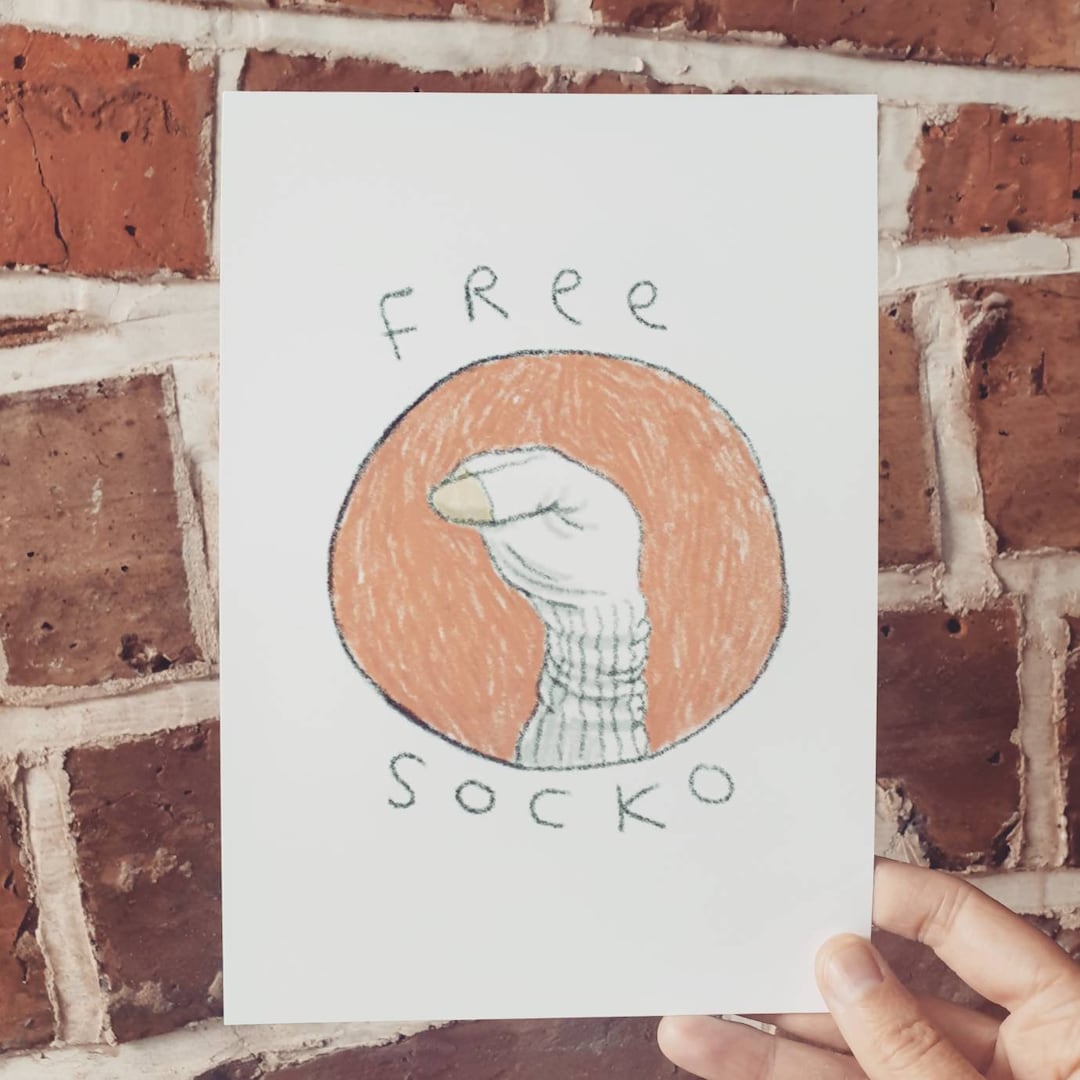 Free Socko Bo Burnham inspirierter signierter Kunstdruck - Etsy.de