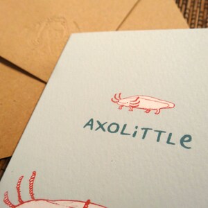 Axolittle Axolotl Card - Etsy