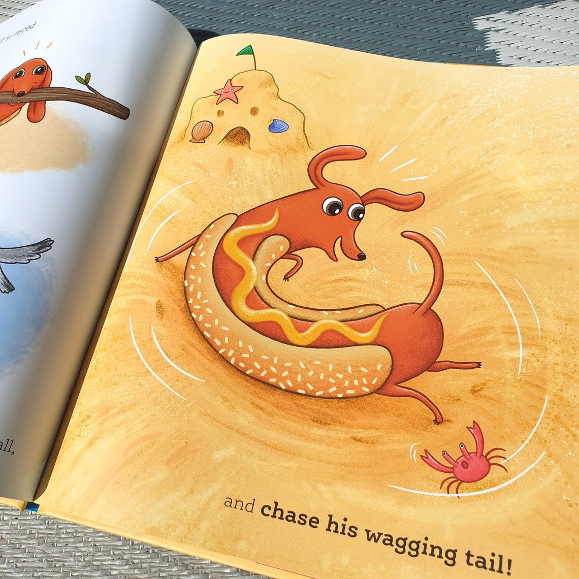 Hot Dog Signed Children's Illustrated Picture Book - Etsy
