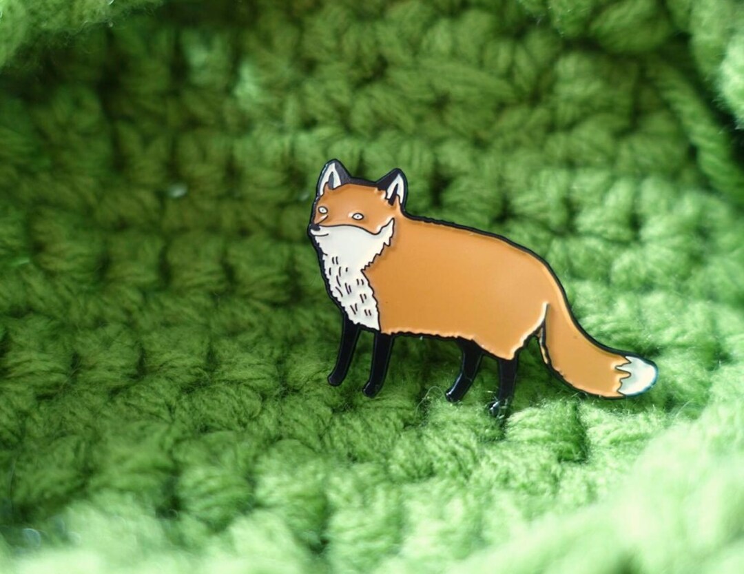 Fox Pin - Etsy