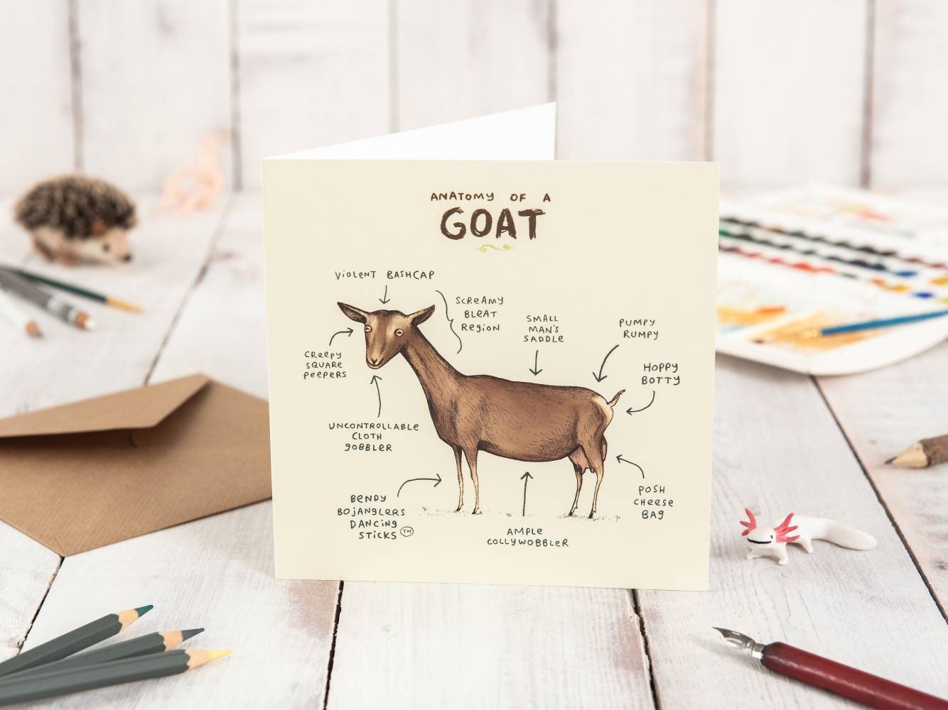 Anatomy of A Goat Card - Etsy