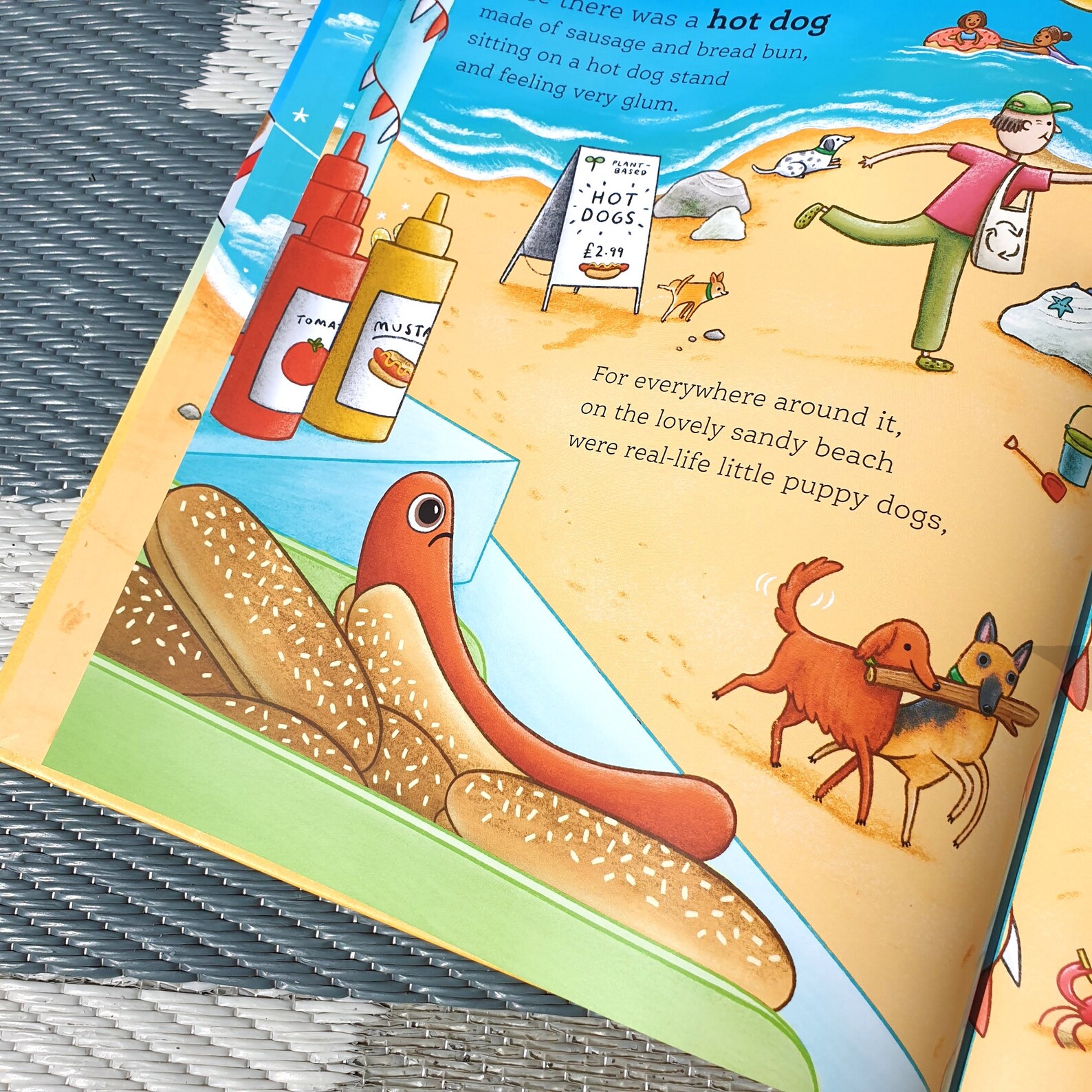 Hot Dog Signed Children's Illustrated Picture Book - Etsy