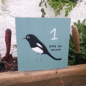 One for Sorrow Magpie Nursery Rhyme Mini Art Zine: Hand Signed Children's Picture Book - Etsy