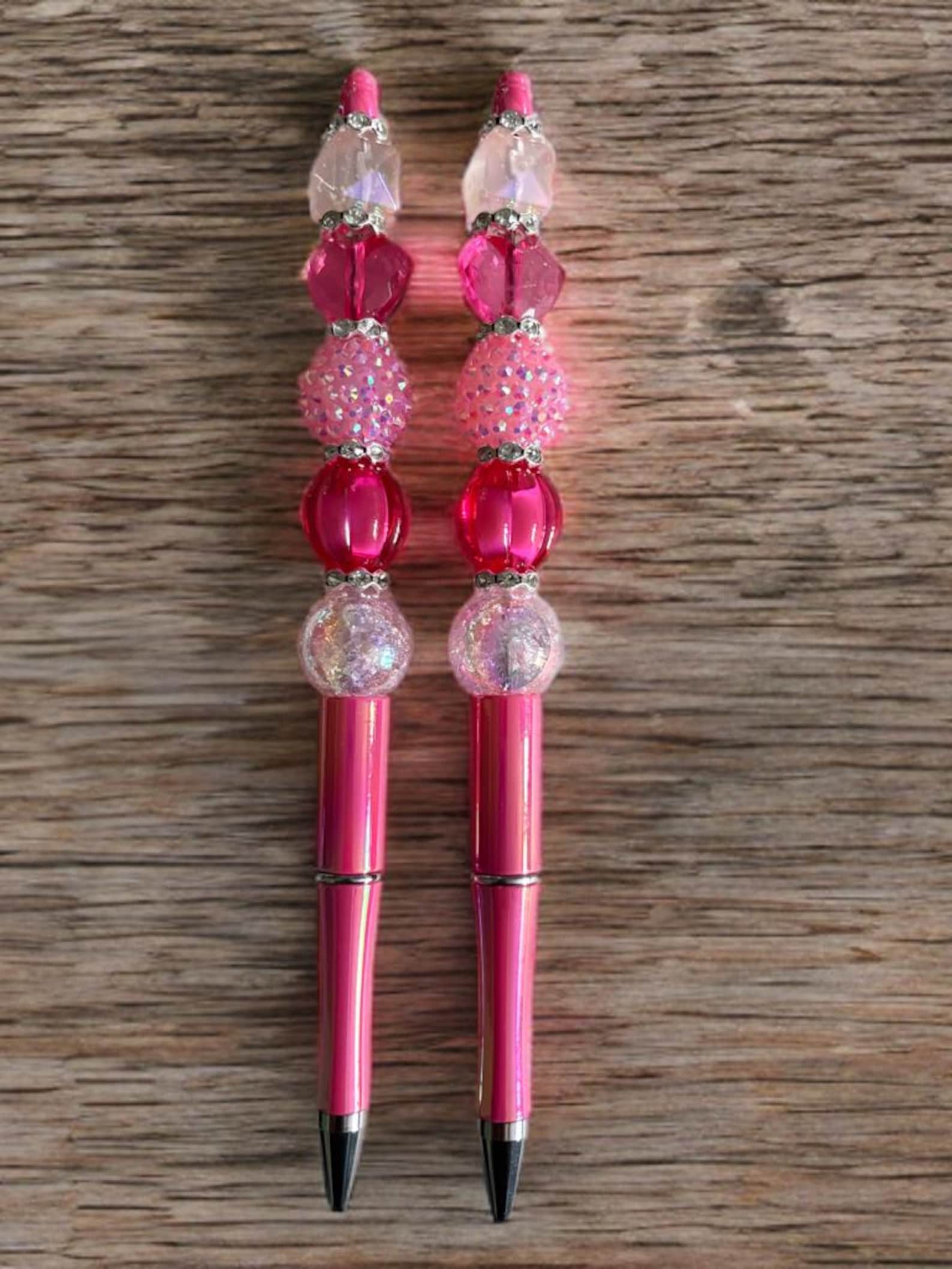 Fancy Beaded Pen Assorted Colors Bead Pens - Etsy