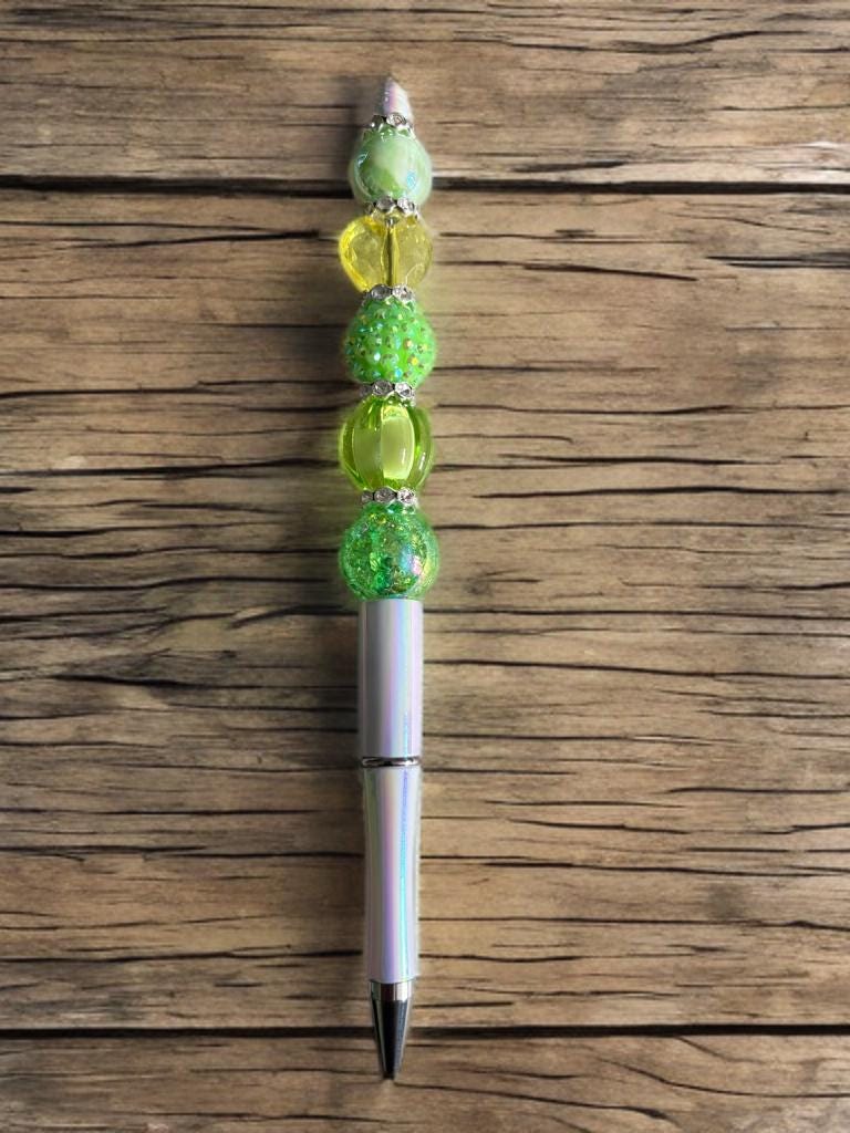 Fancy Beaded Pen Assorted Colors Bead Pens - Etsy