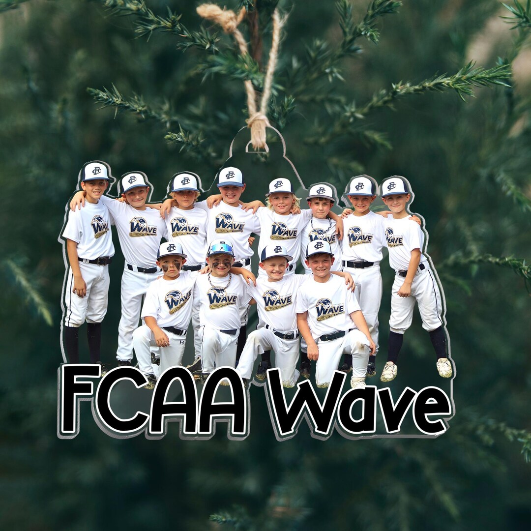 Personalized Baseball Team Photo Ornament: Acrylic Athlete Keepsake ...