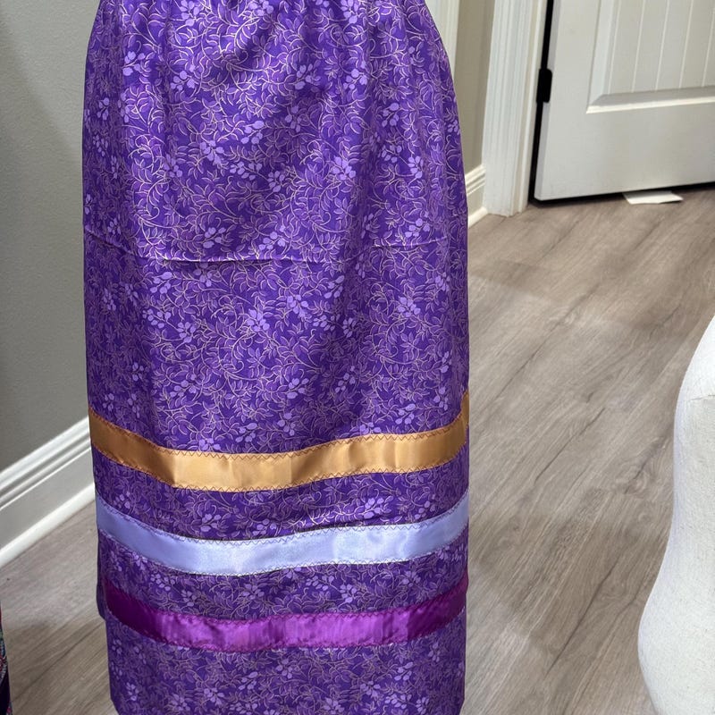 Purple Ribbons Skirt - Etsy