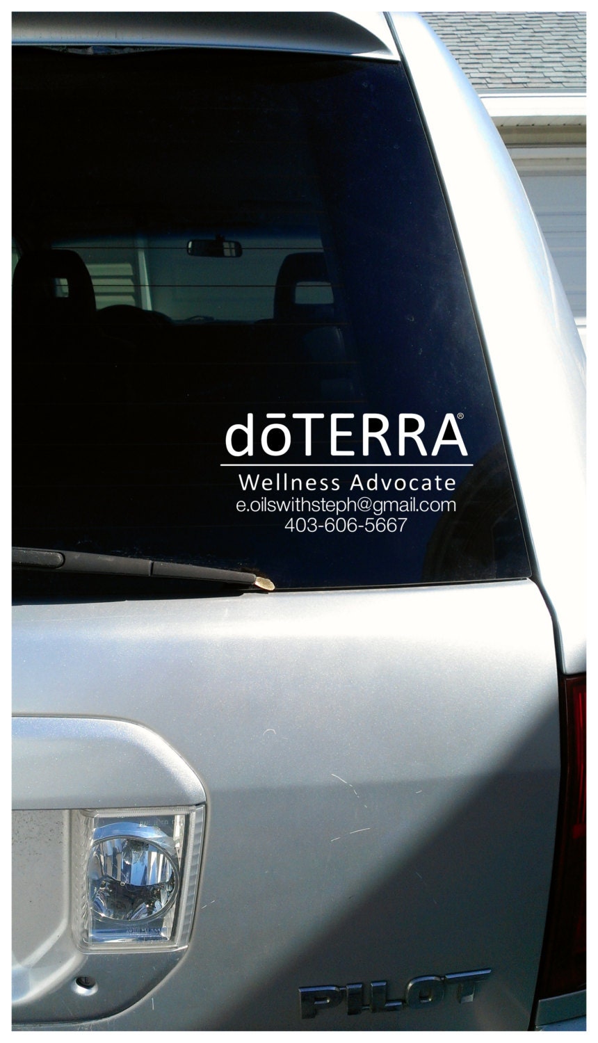 doTERRA Wellness Advocate. Car Decal. Business Sign. | Etsy