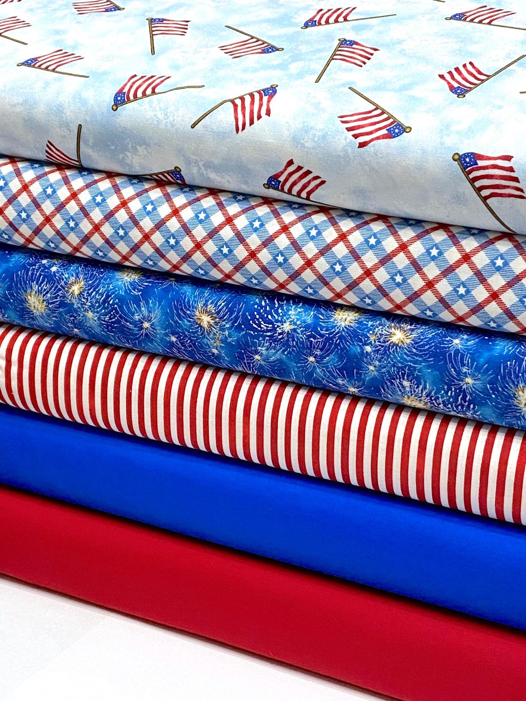 6 - SHORELINE STORIES Quilt Fabric Fat Quarters ~ by Lisabelle Art ...
