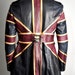 Mens Leather Tailcoat Union Jack Flag Exclusive Steampunk Jacket Impero ...