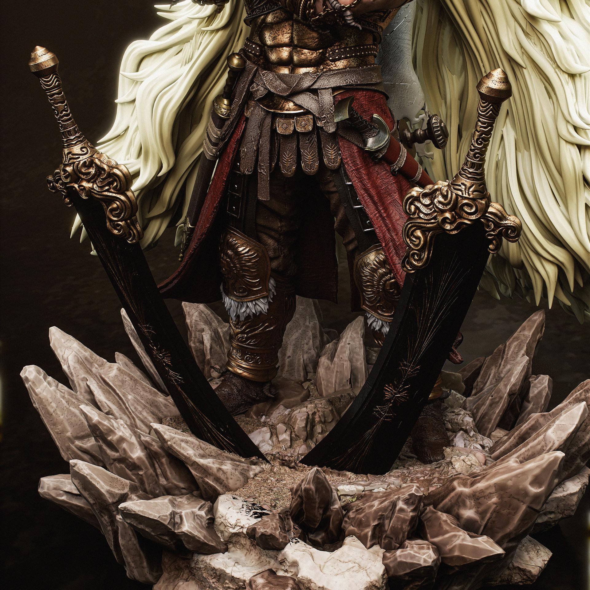 Consort Radahn With Miquella | Elden Ring | 3D Figure - Etsy