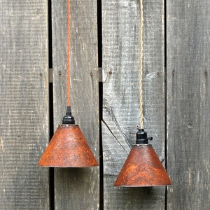 Rustic Metal Pendant Lighting, Rustic Pendant Lights, Bar Accent ...