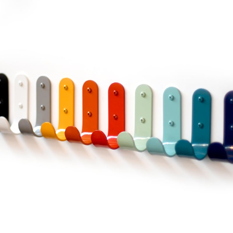 Colorful Wall Hooks - Etsy
