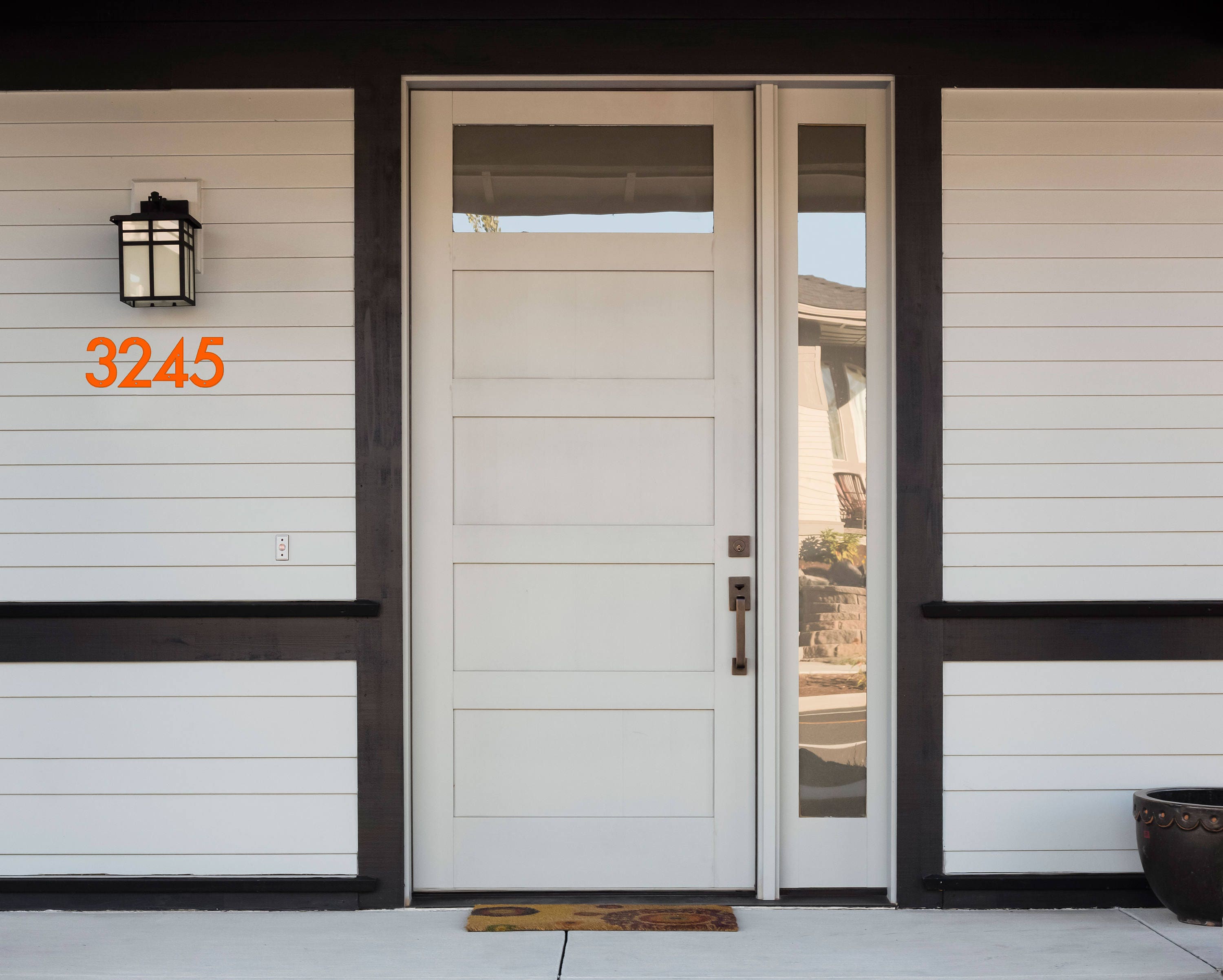 Burnt Orange - Powder Coated Aluminum Numbers With Matching Screws - Etsy