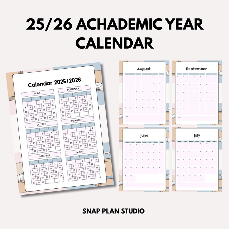 Editable School Planner for Kids 2025-2026, Printable, Digital PDF ...