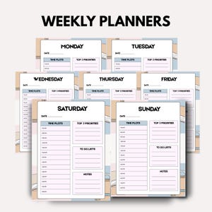 Editable School Planner for Kids 2025-2026, Printable, Digital PDF ...