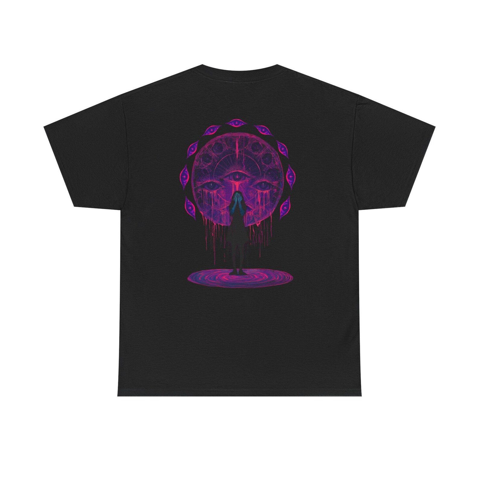 Gothic Crying Eyes T-shirt, Eerie Grunge Horror Unisex Tee - Etsy