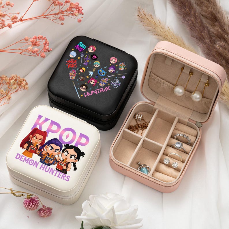 Custom K-pop Anime Jewelry Box, K-pop Demon Hunter Jewelry Box ...