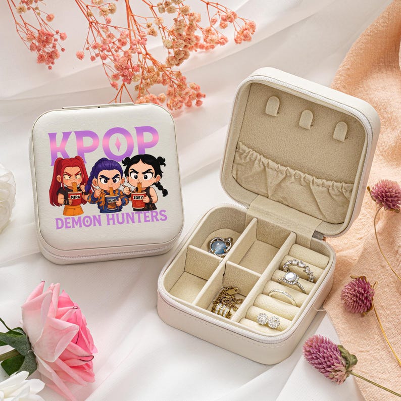 Custom K-pop Anime Jewelry Box, K-pop Demon Hunter Jewelry Box ...