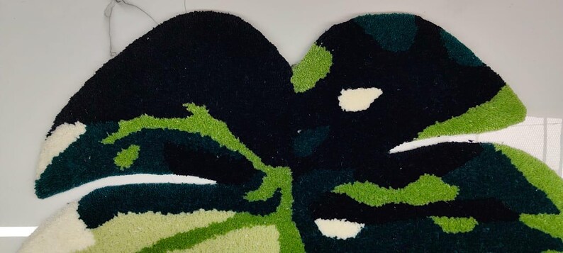 Unique Leaf Design Rug – Soft Floor Decor for Home & Office - Etsy