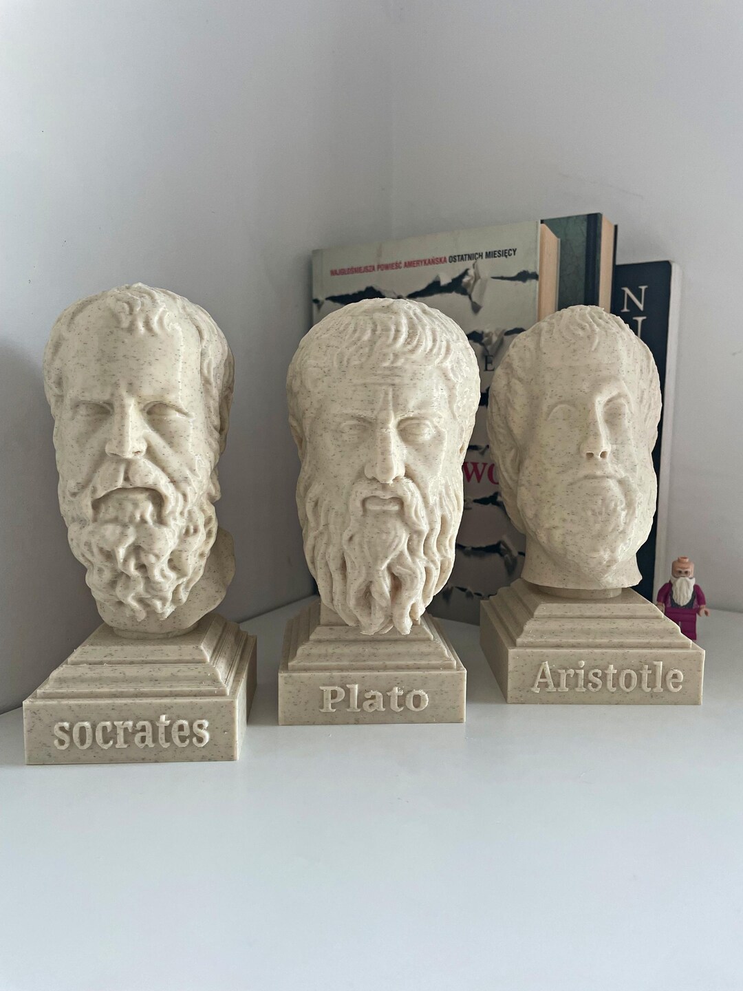 Heads of SOCRATES, PLATO, ARISTOTLE - Best Greek Philosophers - Etsy