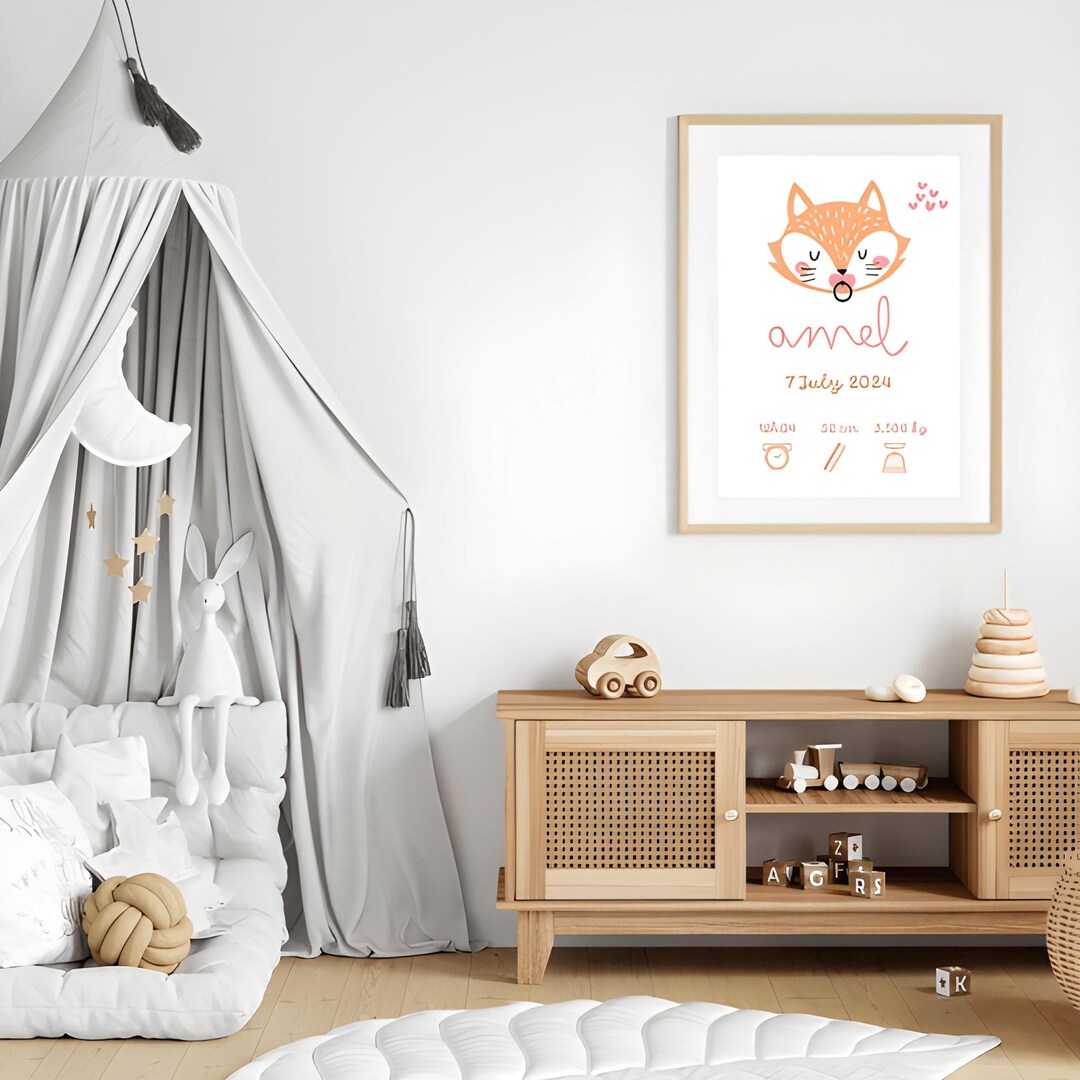 Playful Baby Name Wall Art: Monogram Design, Digital Download - Etsy