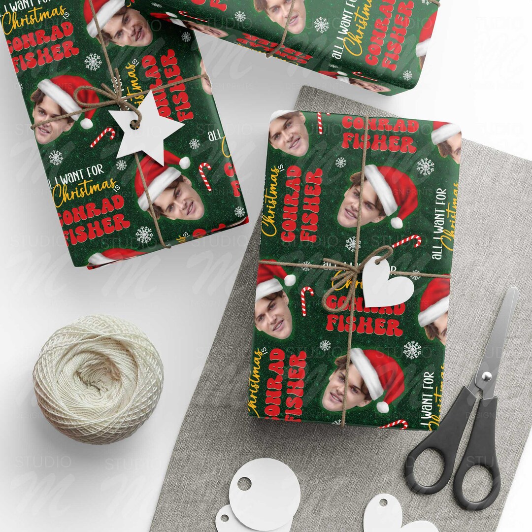 Team Conrad Christmas Wrapping Paper, Conrad Fisher, Jeremiah ...