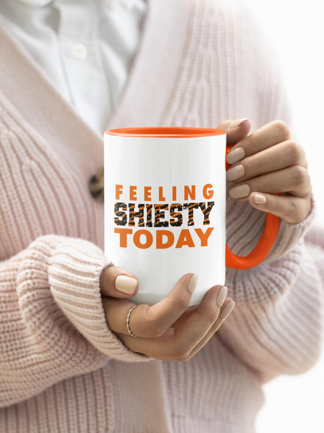 Joe Burrow Feeling Shiesty Today Funny Coffee Mug, Bengals Football Cup ...