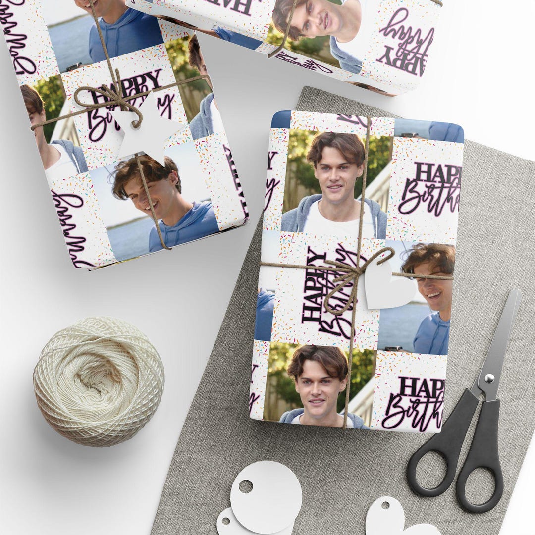 Conrad Fisher Birthday Wrapping Paper, Team Conrad, Christopher Briney ...