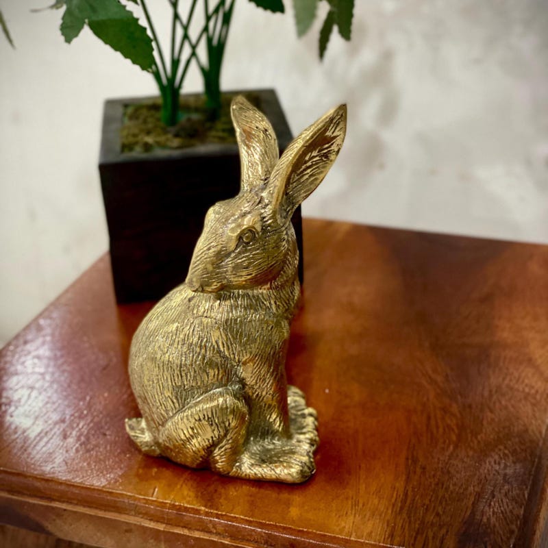 Brass Rabbit - Etsy