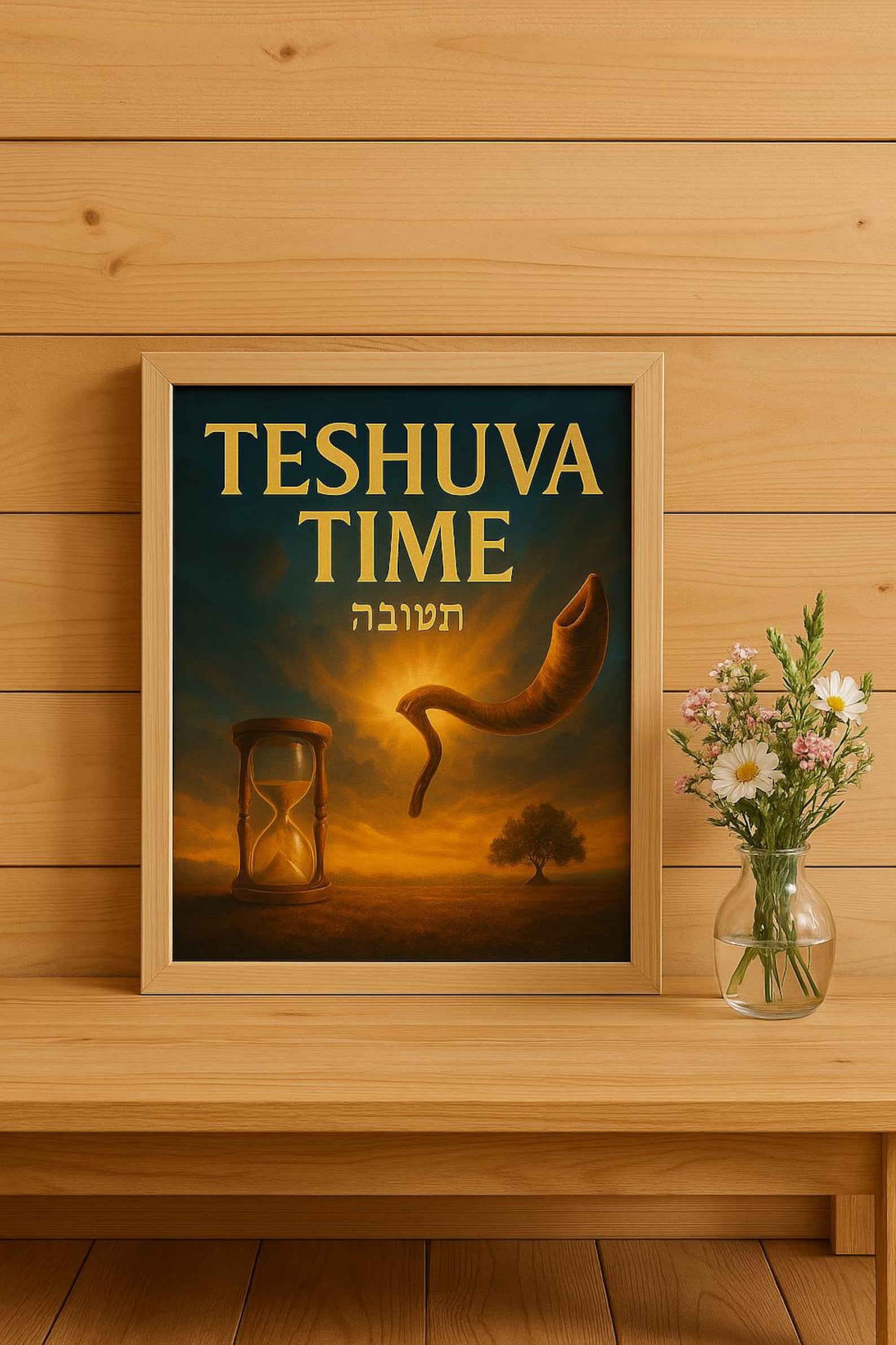TESHUVA TIME – Inspirational Jewish Poster | Printable Wall Art for ...