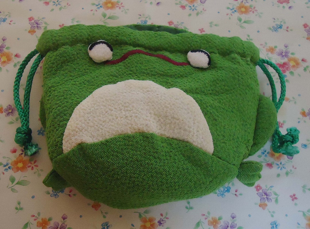 The Vintage Frog Lucky Charm Draw String Bag.for Little Goodies - Etsy