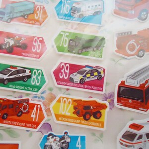 The Tomica Cars Japanese Stickers. - Etsy