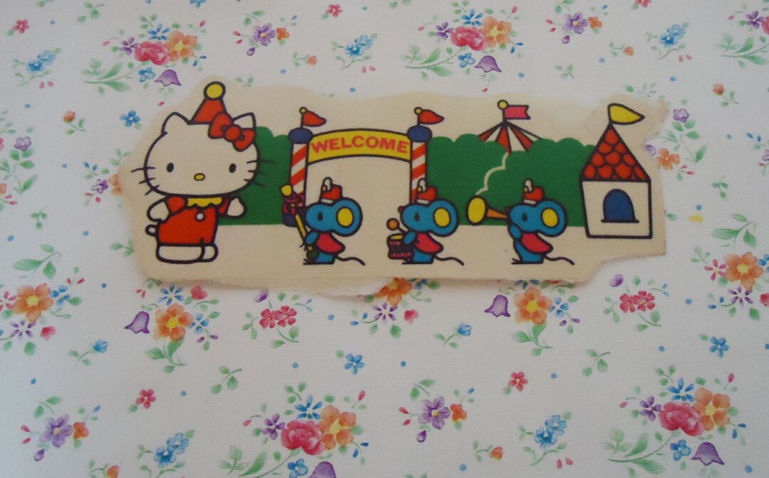The Hello Kitty Circus Sticker.1976 - Etsy