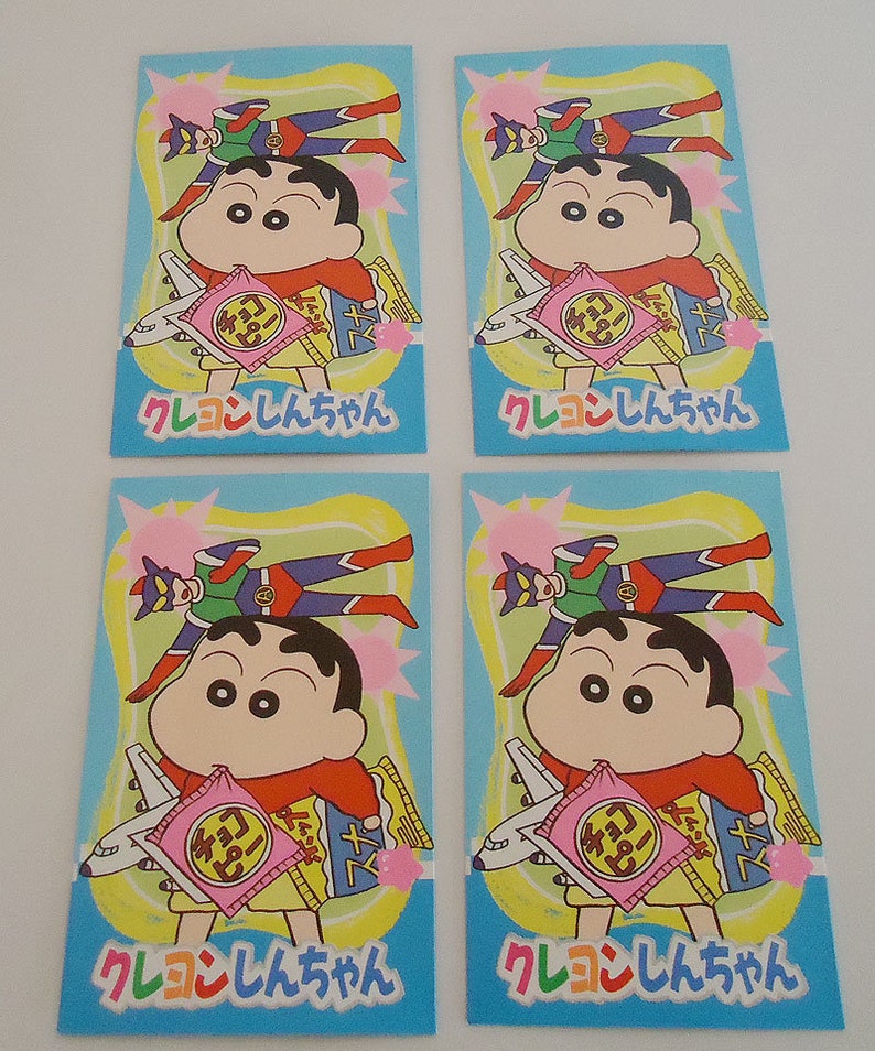 Four Crayon Shin-chan Vintage Envelopes.japanese Otoshidama.90s - Etsy
