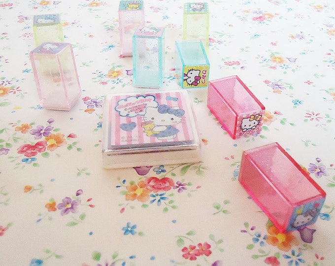 The Hello Kitty Sanrio Stamp Set. - Etsy
