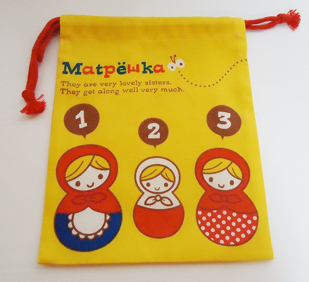 The Vintage Japanese Roly Poly String Bag.for Bento and More - Etsy