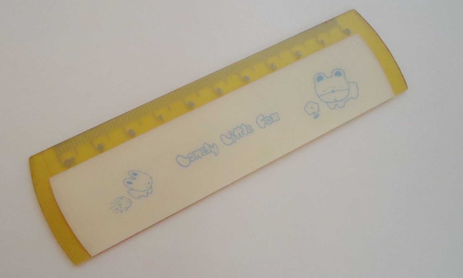 The Little Fox. 80s Japanese Ruler - Etsy