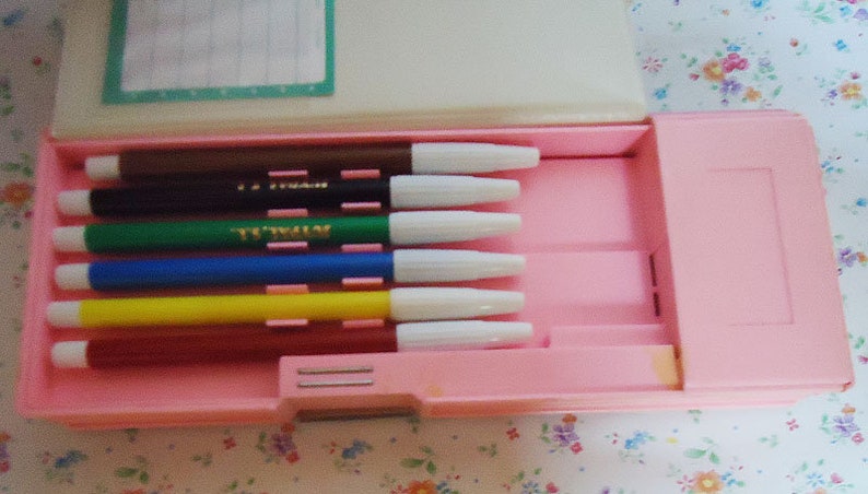 The Automatic Pencil Case.80s.unique Piece.rhythmic Gymnastics - Etsy