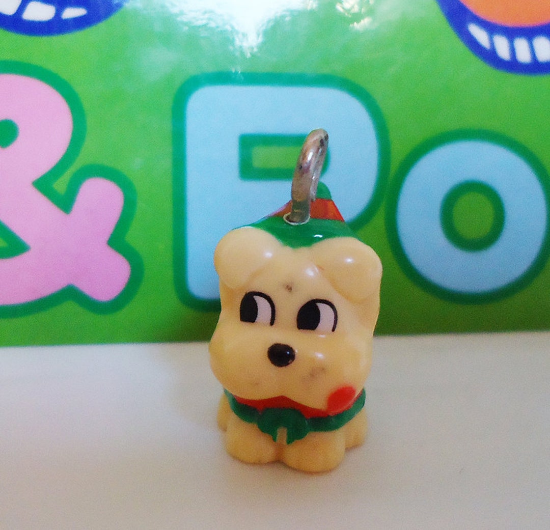The Christmas Peko-chan Super Tiny Dog. Pendant.70s - Etsy