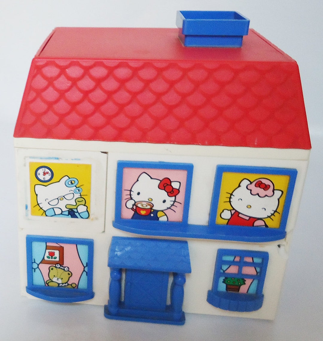 The Vintage Hello Kitty Multiple Jewelry Box House Drawers. 76. Sanrio ...