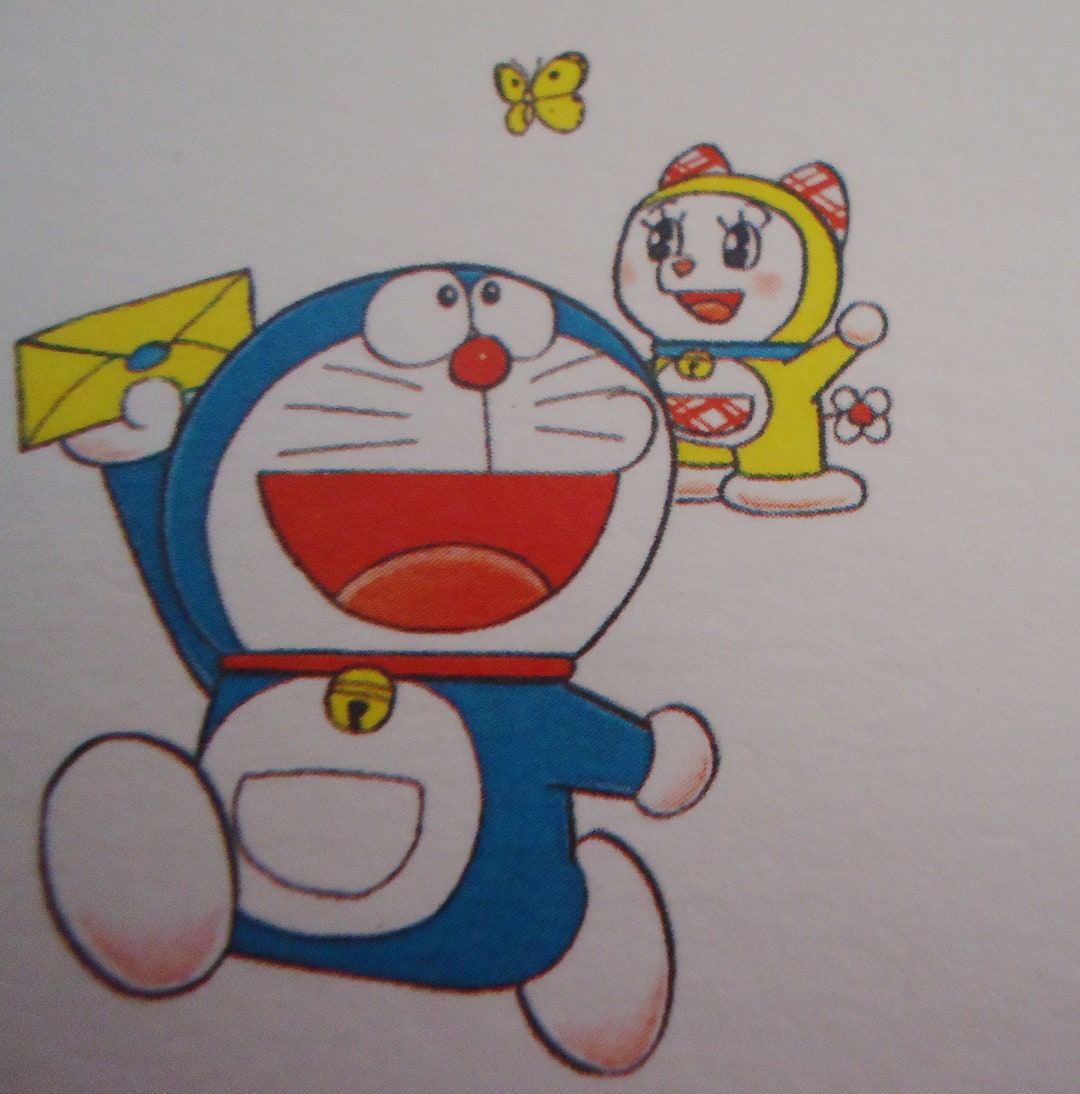 The Doraemon Letter Card. 80s - Etsy