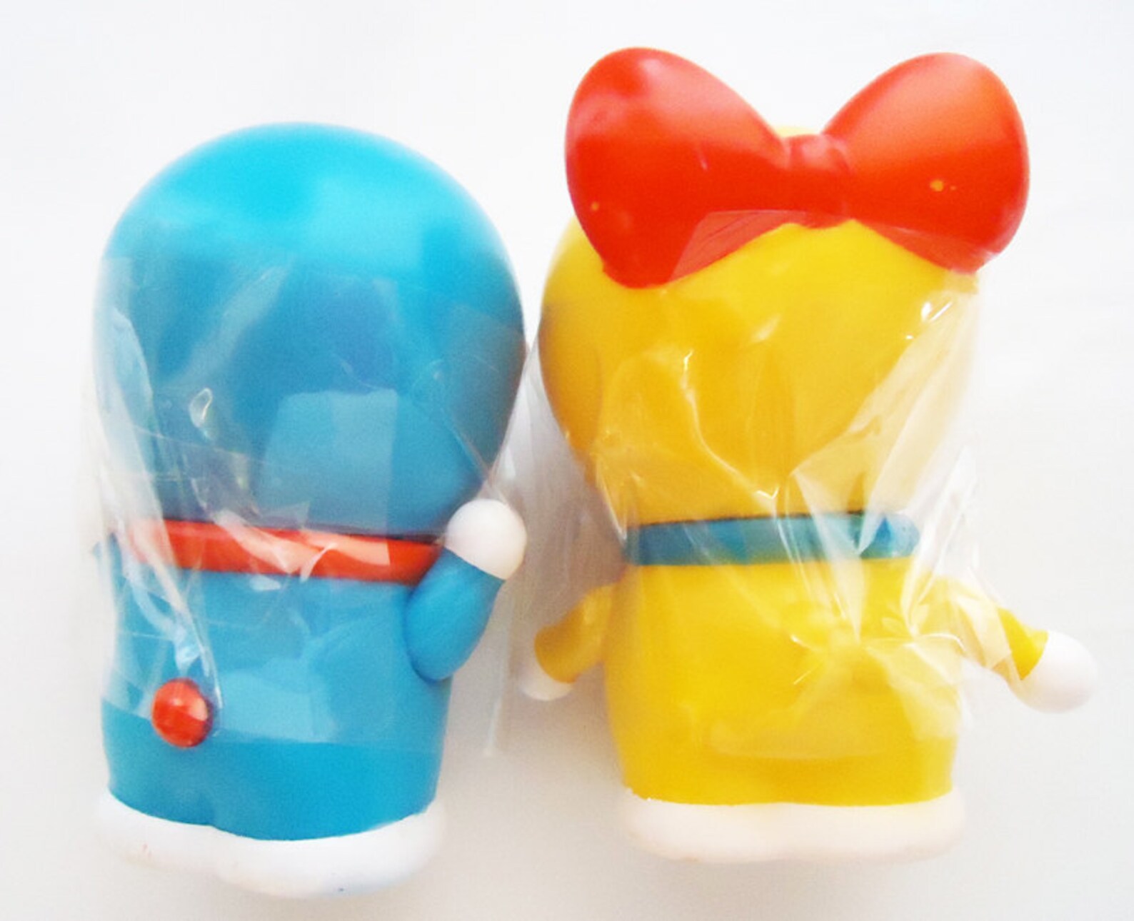 The Authentic Doraemon and Dorami-chan Rubber Figures.80s. - Etsy
